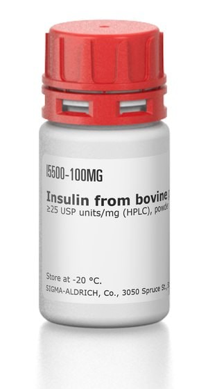 INSULIN FROM BOVINE PANCREAS 100 MG SIGMA-ALDRICH - Levanchimica